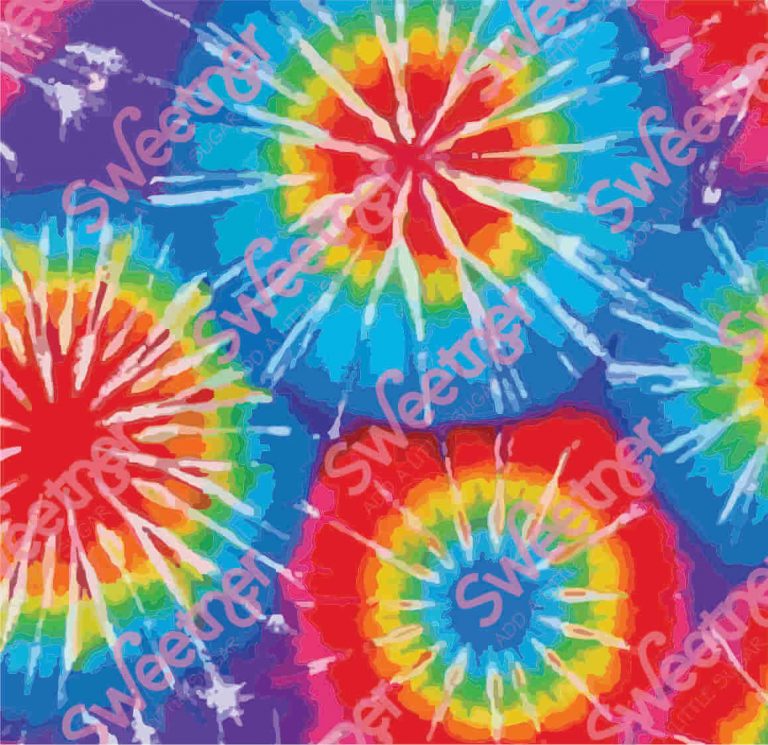 Plaster Diabetes CGM Tie dye Plaster - Sweetner