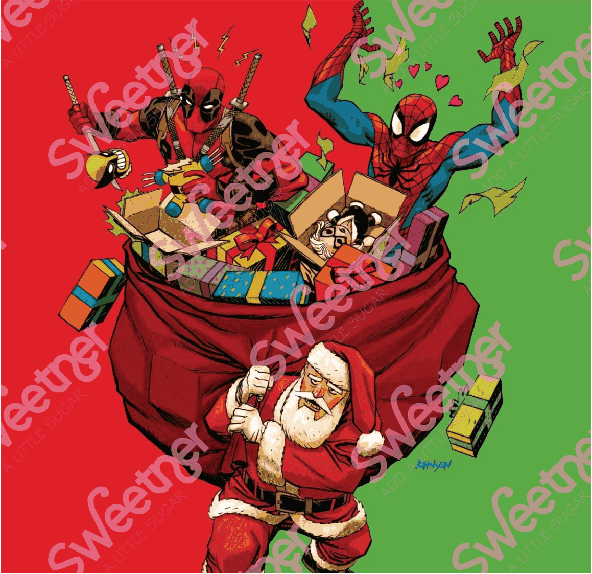 Marvel Christmas Sweetner Marvel Christmas Sweetner