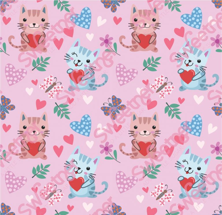 Plaster Diabetes CGM Lovely Cats Plaster - Sweetner